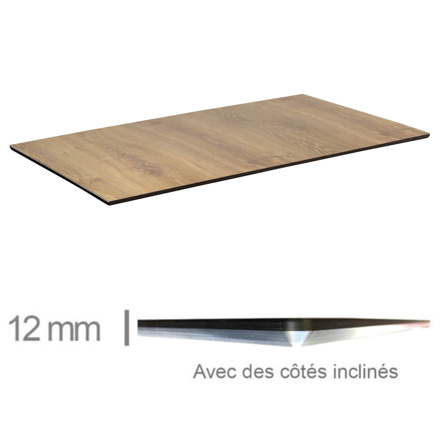Horeca Table Top - Compact Ruby - 69x120 -12 Mm Thick