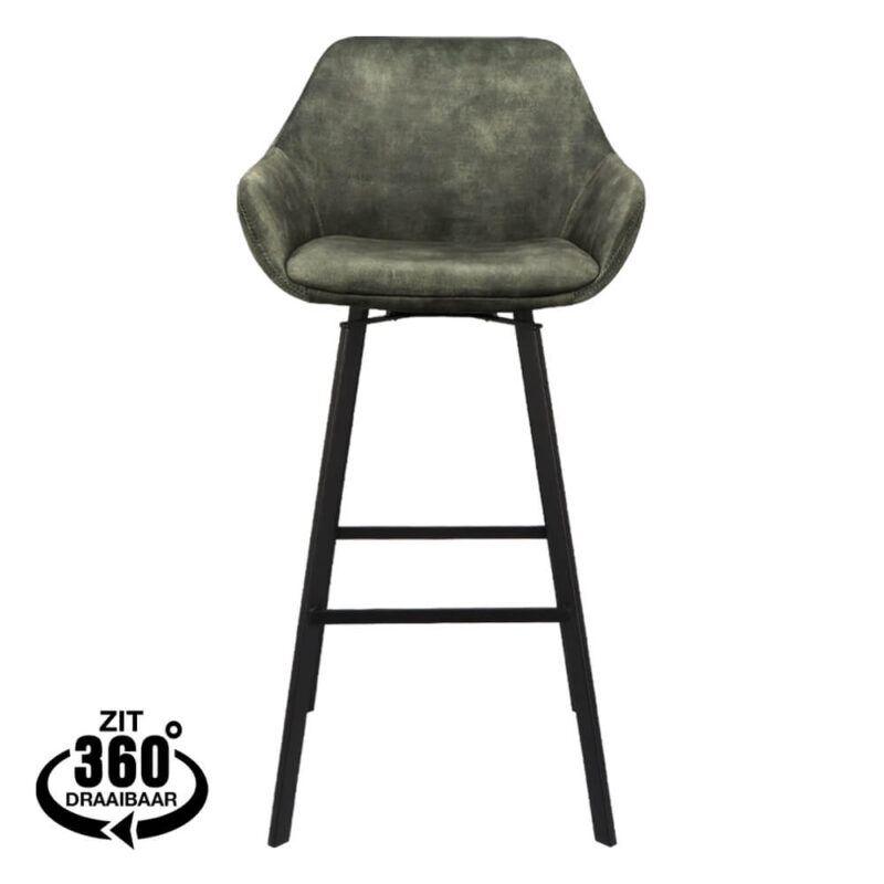 Horeca Bar Chair Velvet - Rene - Hunter